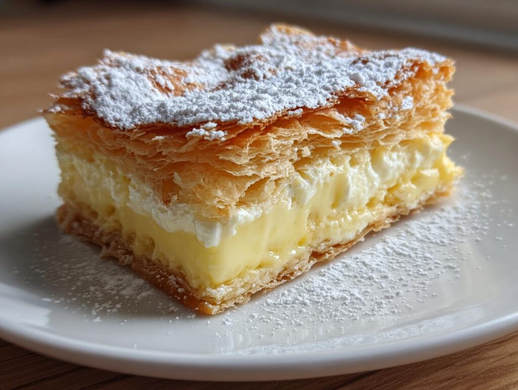 Heavenly Vanilla Custard Slice Recipe in 3 Simple Steps - lynnrecipes